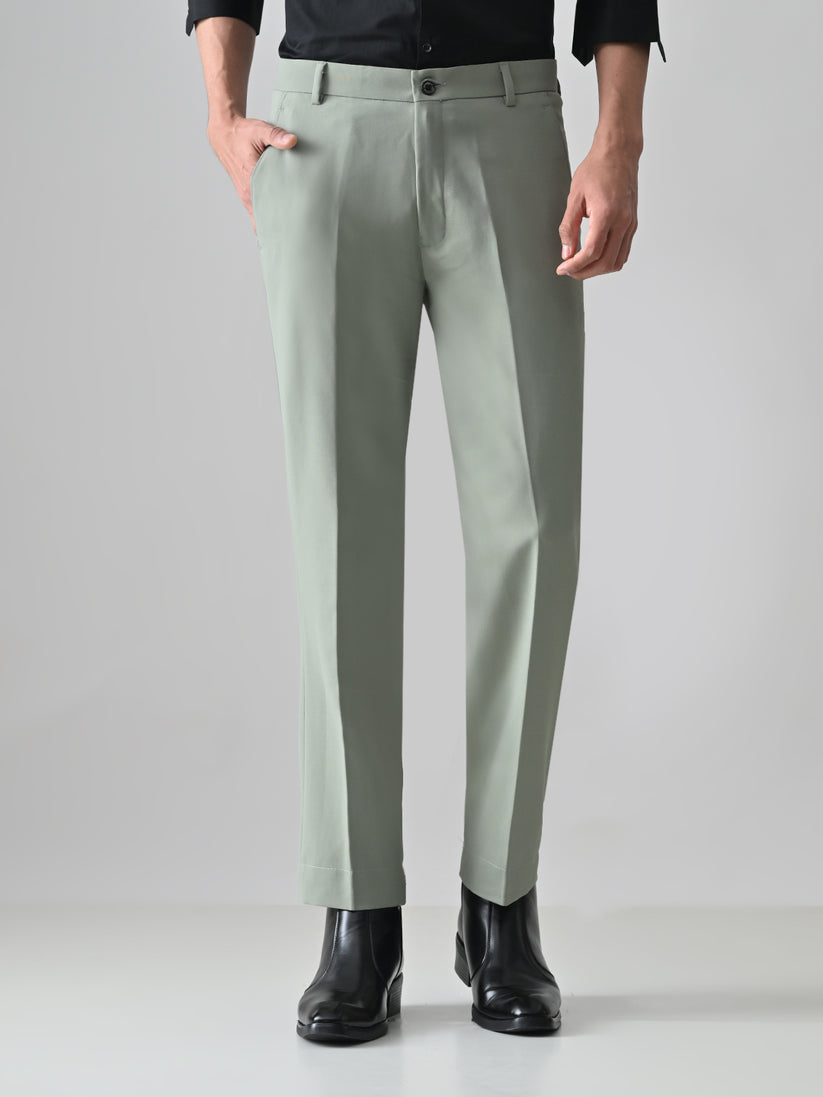 LIGHT GREEN SOLID Formal Trouser | Best Price ₹1999 – Coolbee Store